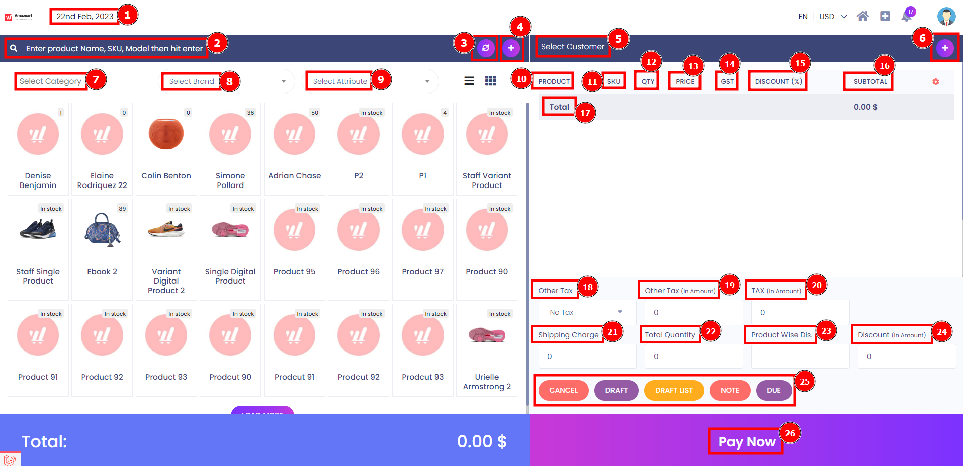 POS List | Aorasoft HelpDesk