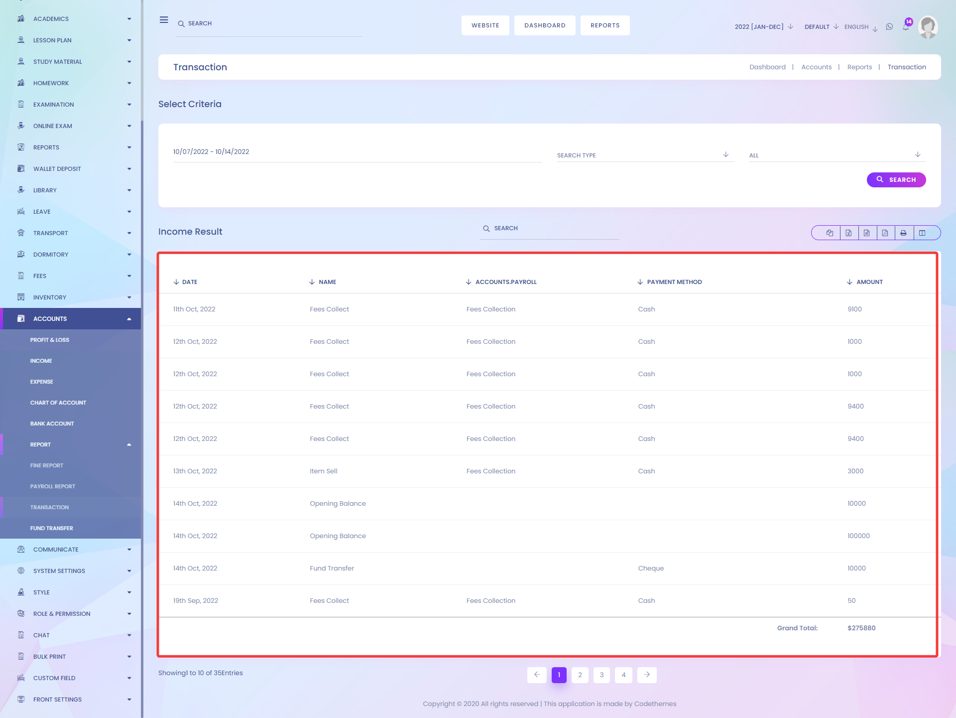 Aorasoft HelpDesk | Transaction